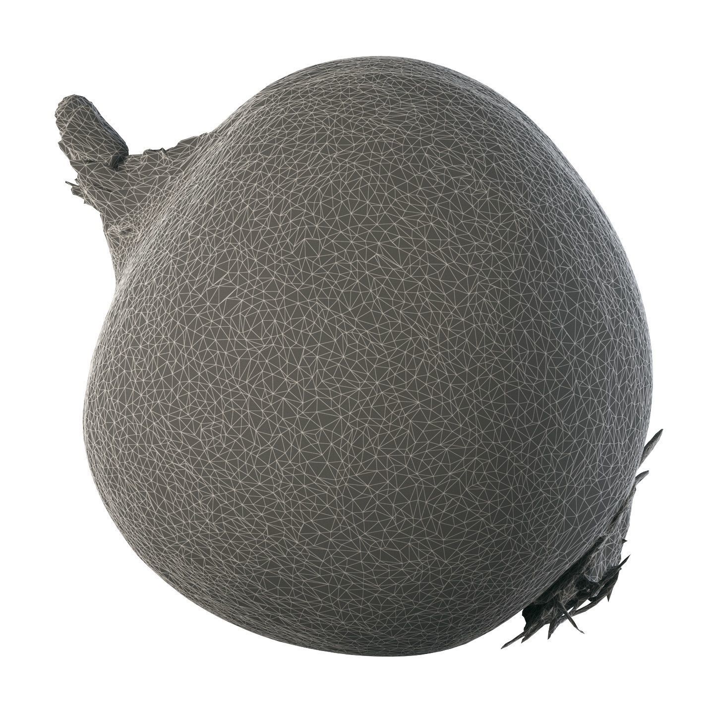 4K Red onion 3D model | CGTrader