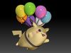 Pokemon Pikachu Flying 3D model 3D printable | CGTrader