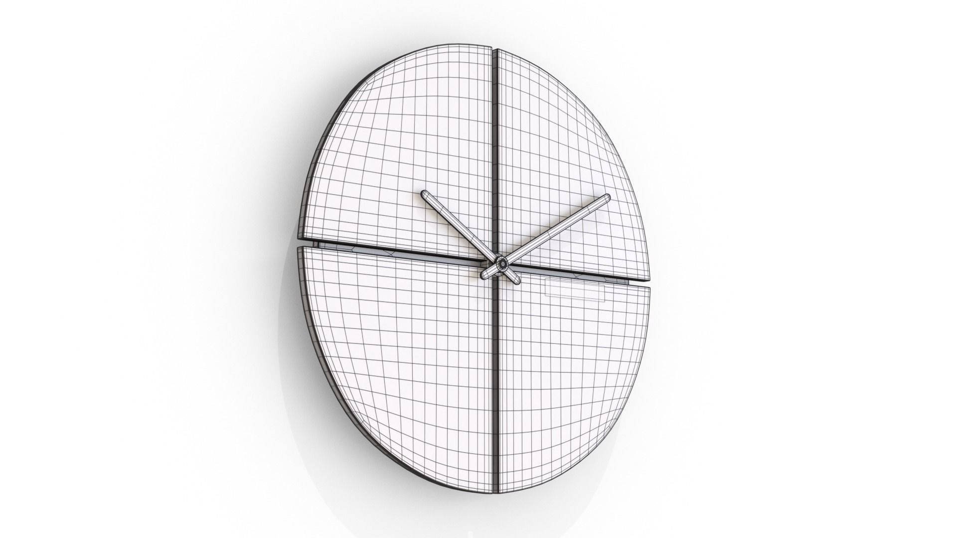 Minimalist Clock - Sunset Circle 3D model | CGTrader