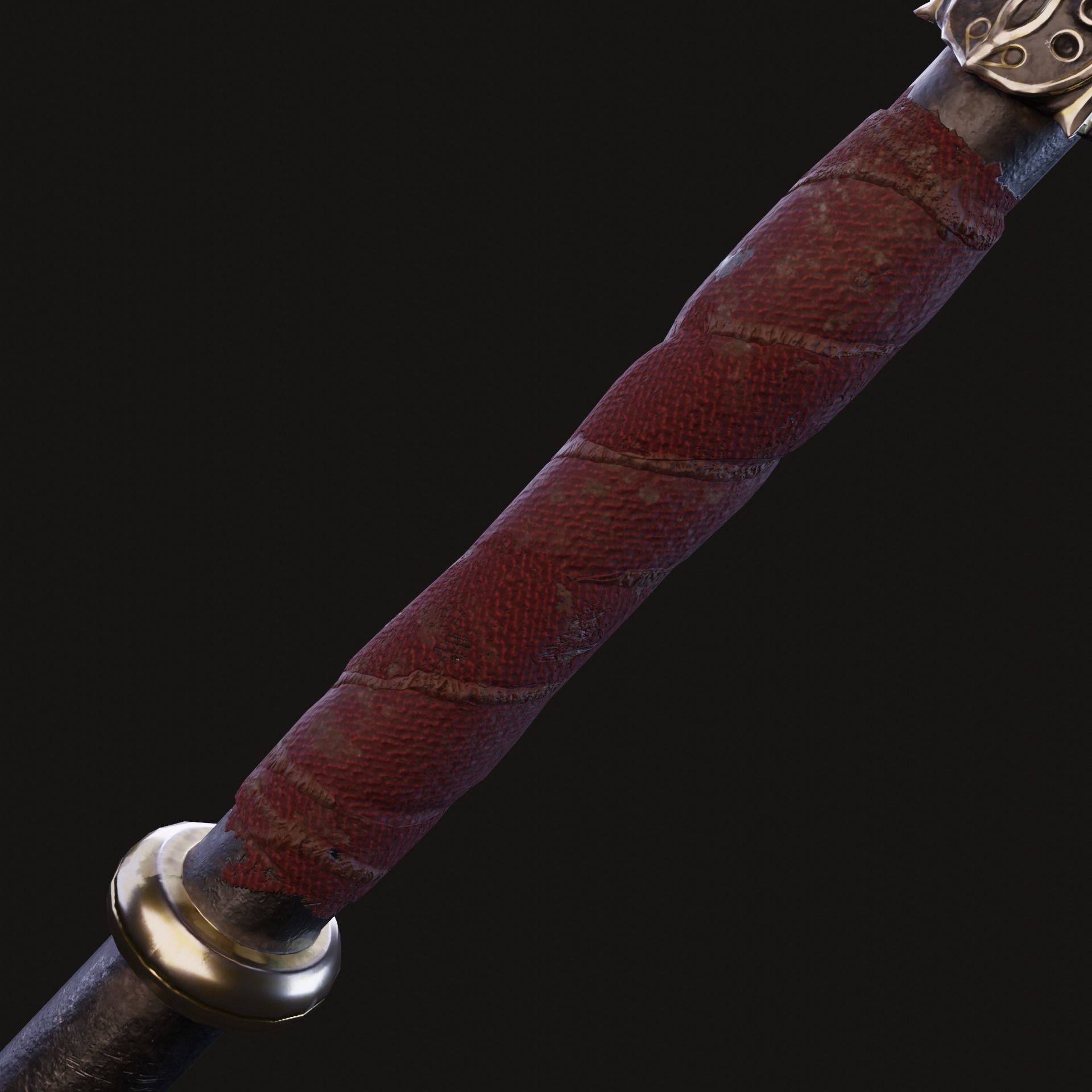3D model Dark Mage Staff VR / AR / low-poly | CGTrader