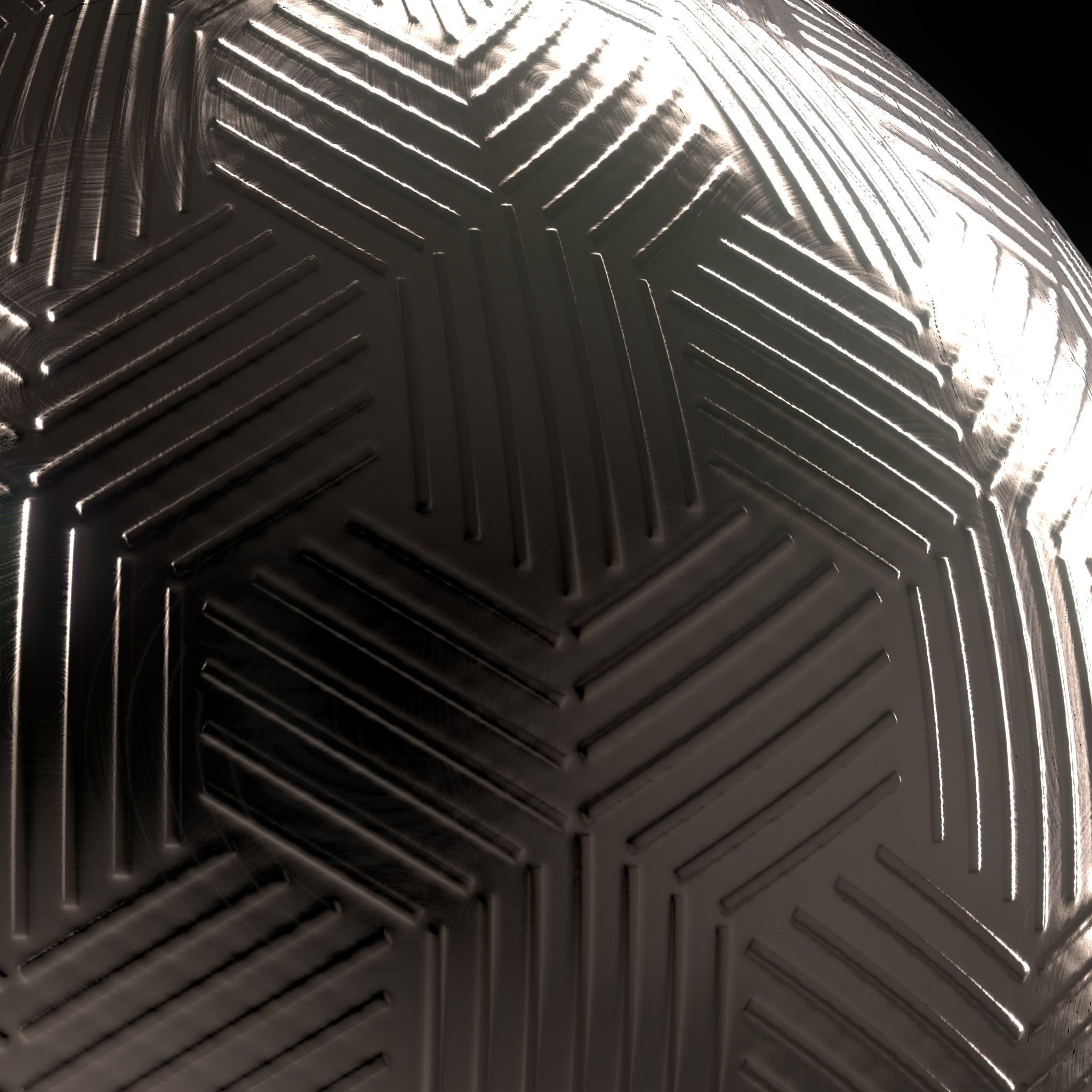 3D model Metal panel Materials 6- Metal panel Pbr 4k Seamless VR / AR ...