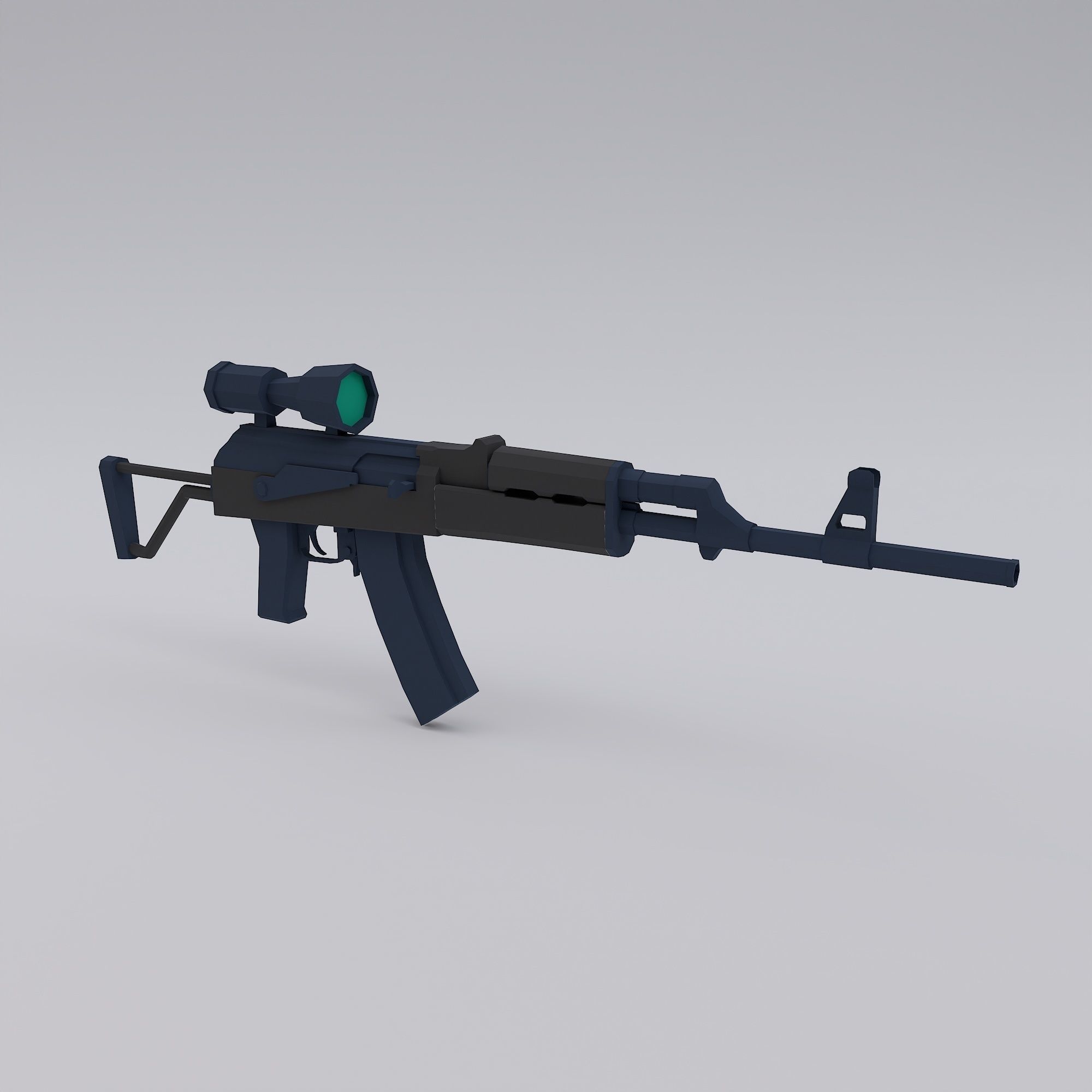 3D model FB Beryl assault rifle gun VR / AR / low-poly | CGTrader