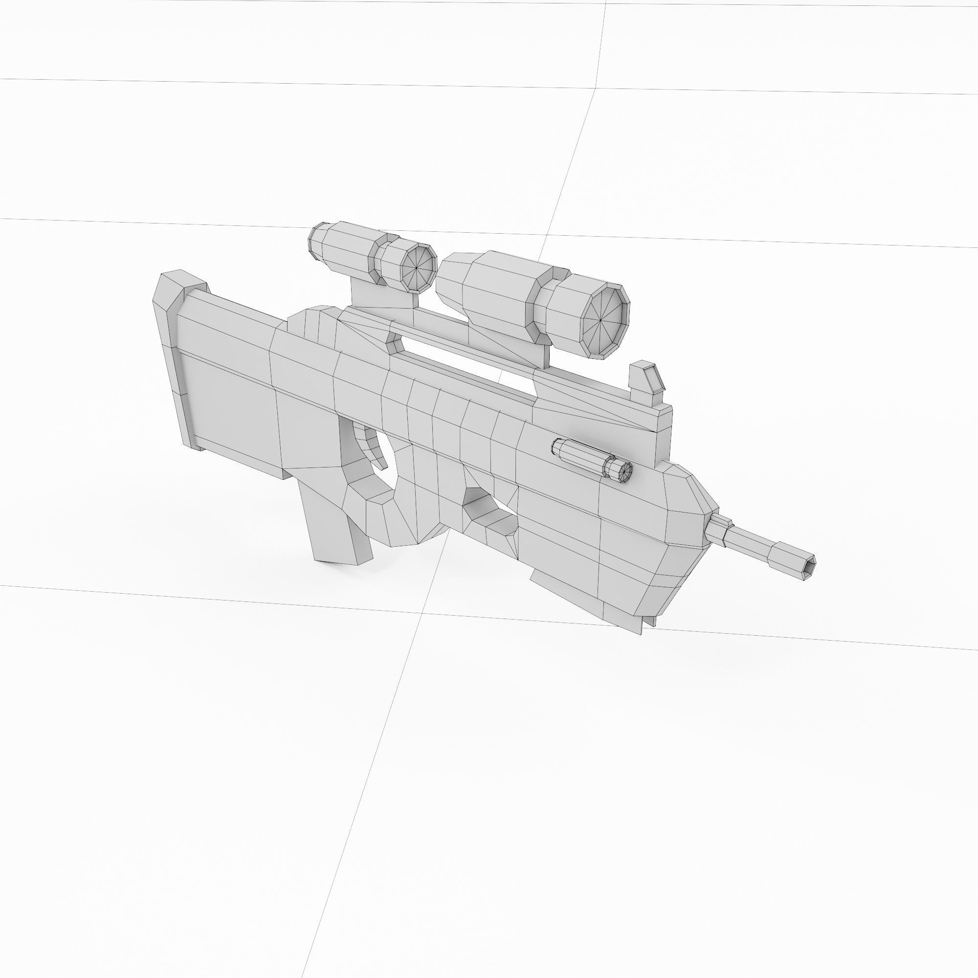 3D model FN F2000 assault rifle gun VR / AR / low-poly | CGTrader