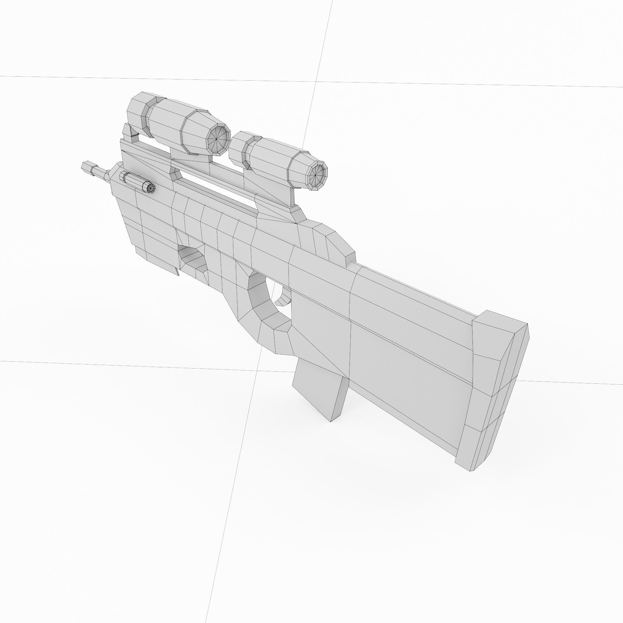 3D model FN F2000 assault rifle gun VR / AR / low-poly | CGTrader
