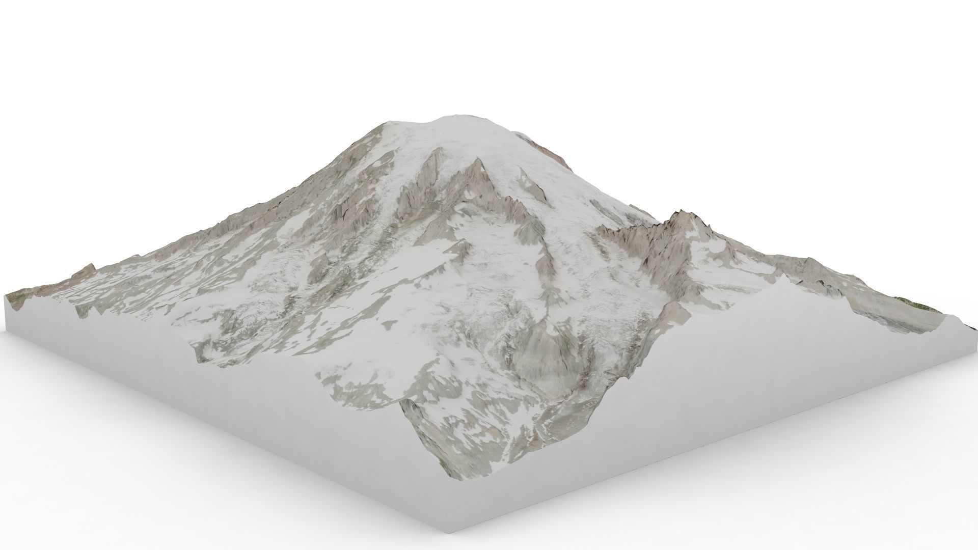 Mount Rainier 3D model | CGTrader