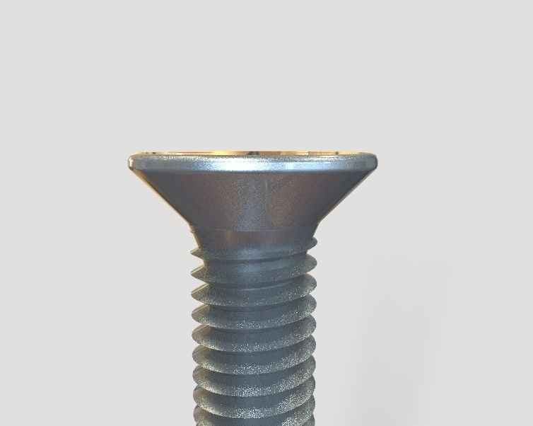 M5 Snake Eye Countersunk Bolts and nut 3D model 3D printable | CGTrader