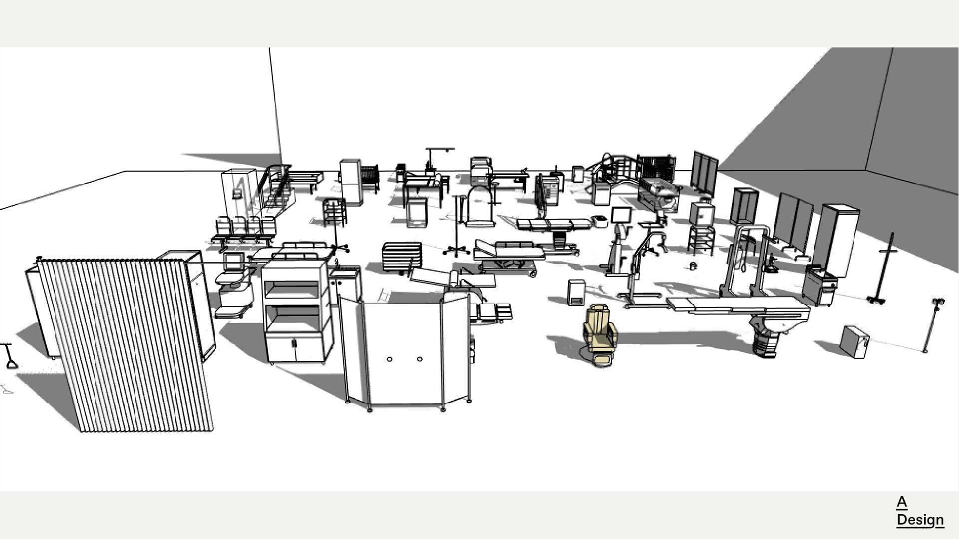 Medical equipment - Pack of revit families 3D model | CGTrader