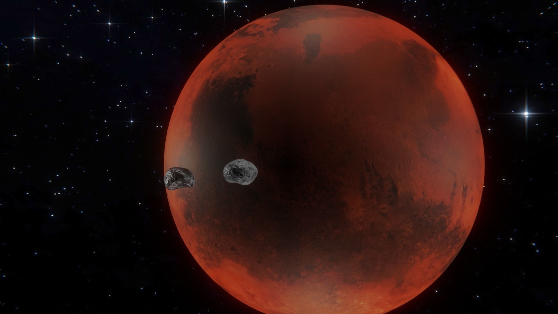 Realistic Solar System with 8K textures All moons asteroid belt free 3D ...