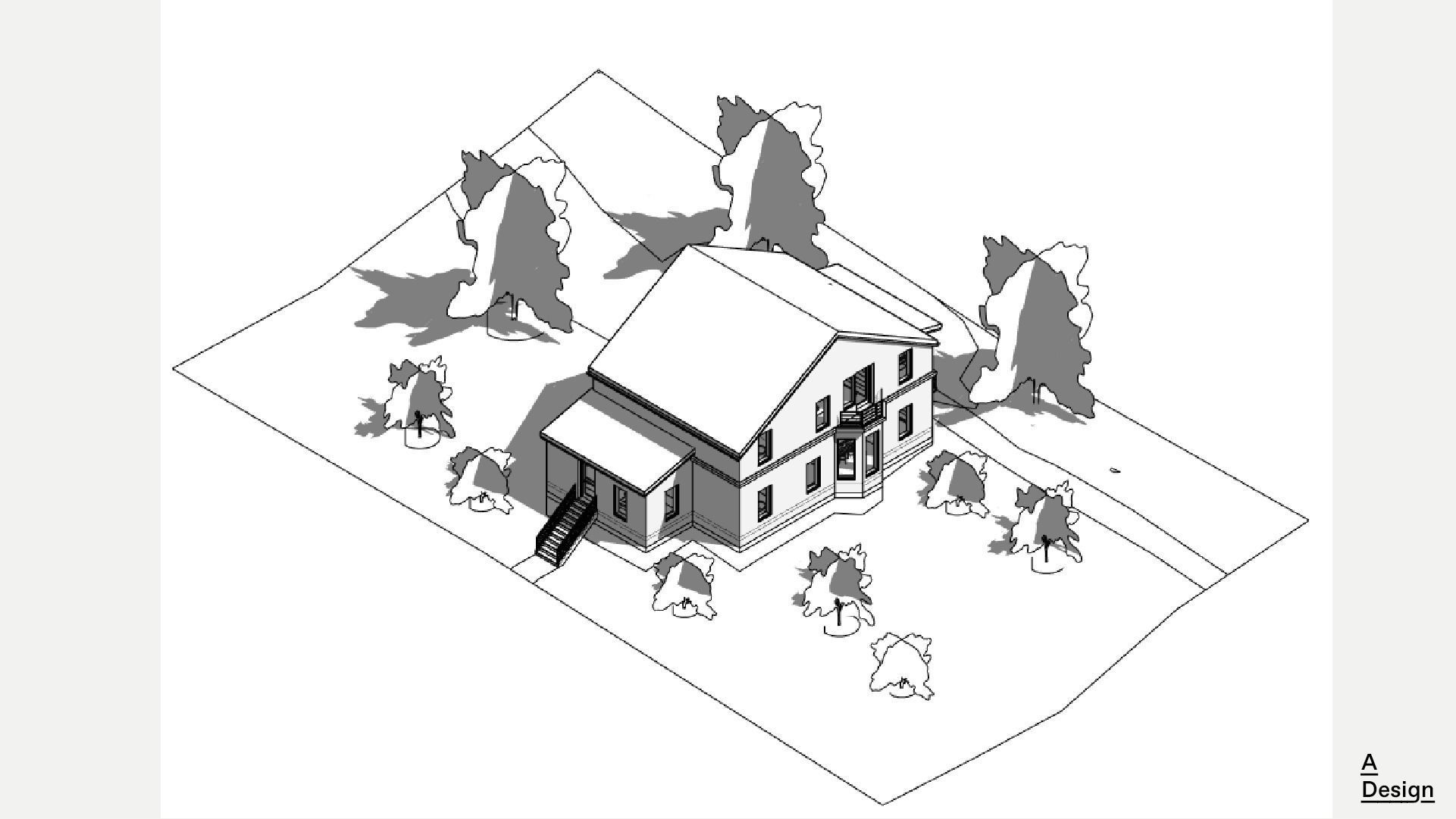 Normal house - Revit 3D model | CGTrader