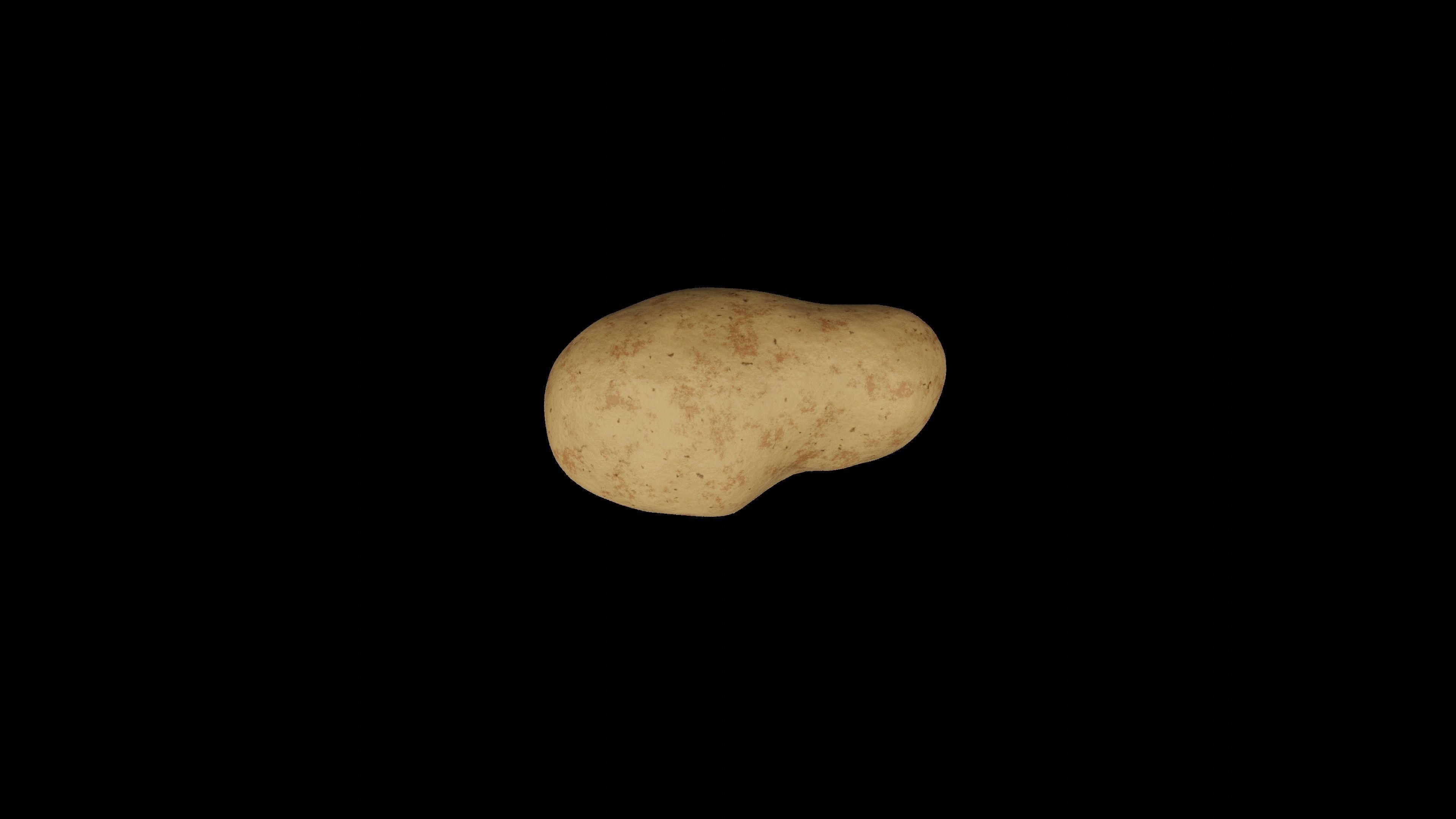 3D model Potato VR / AR / low-poly | CGTrader
