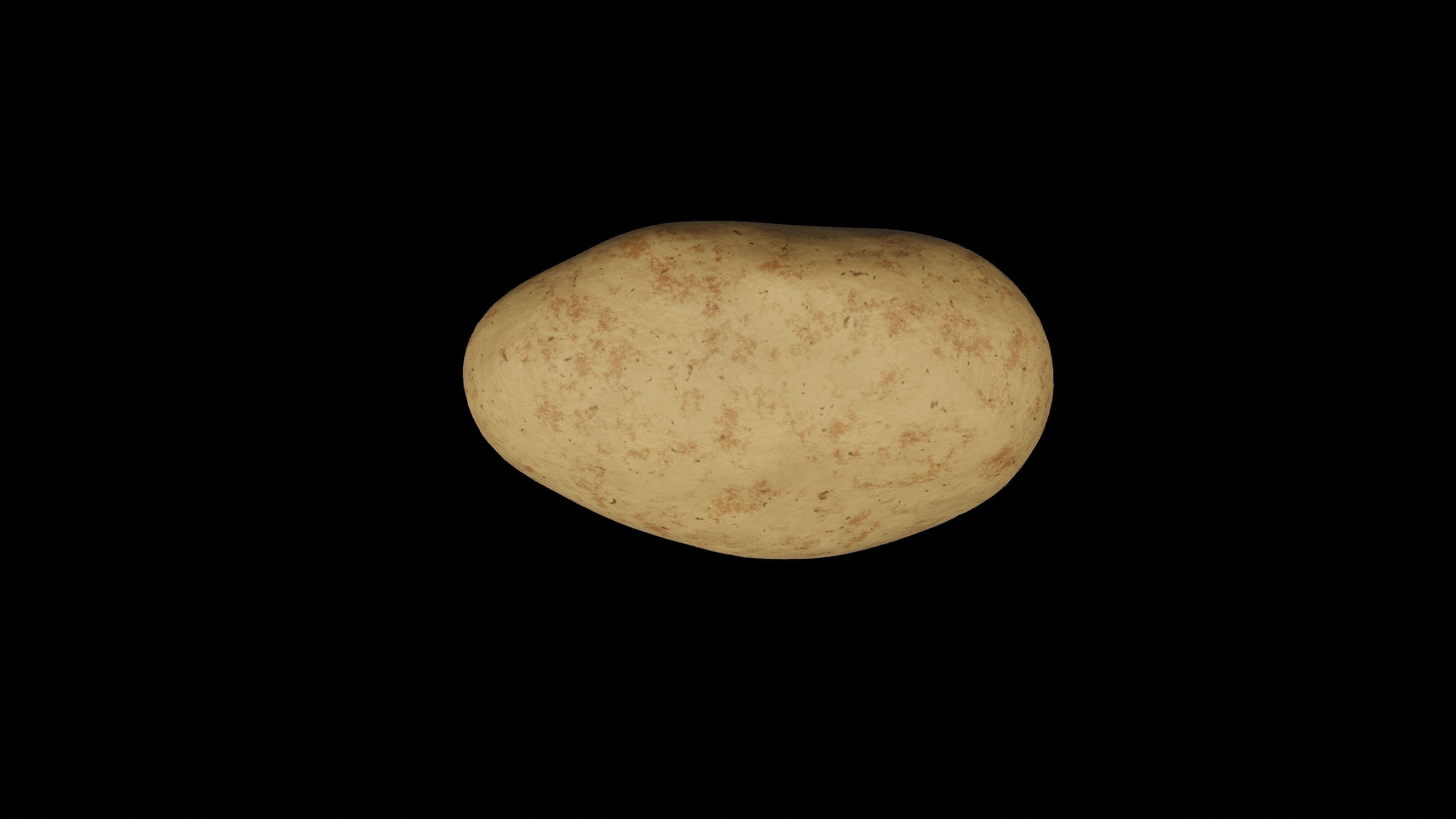 3D model Potato VR / AR / low-poly | CGTrader