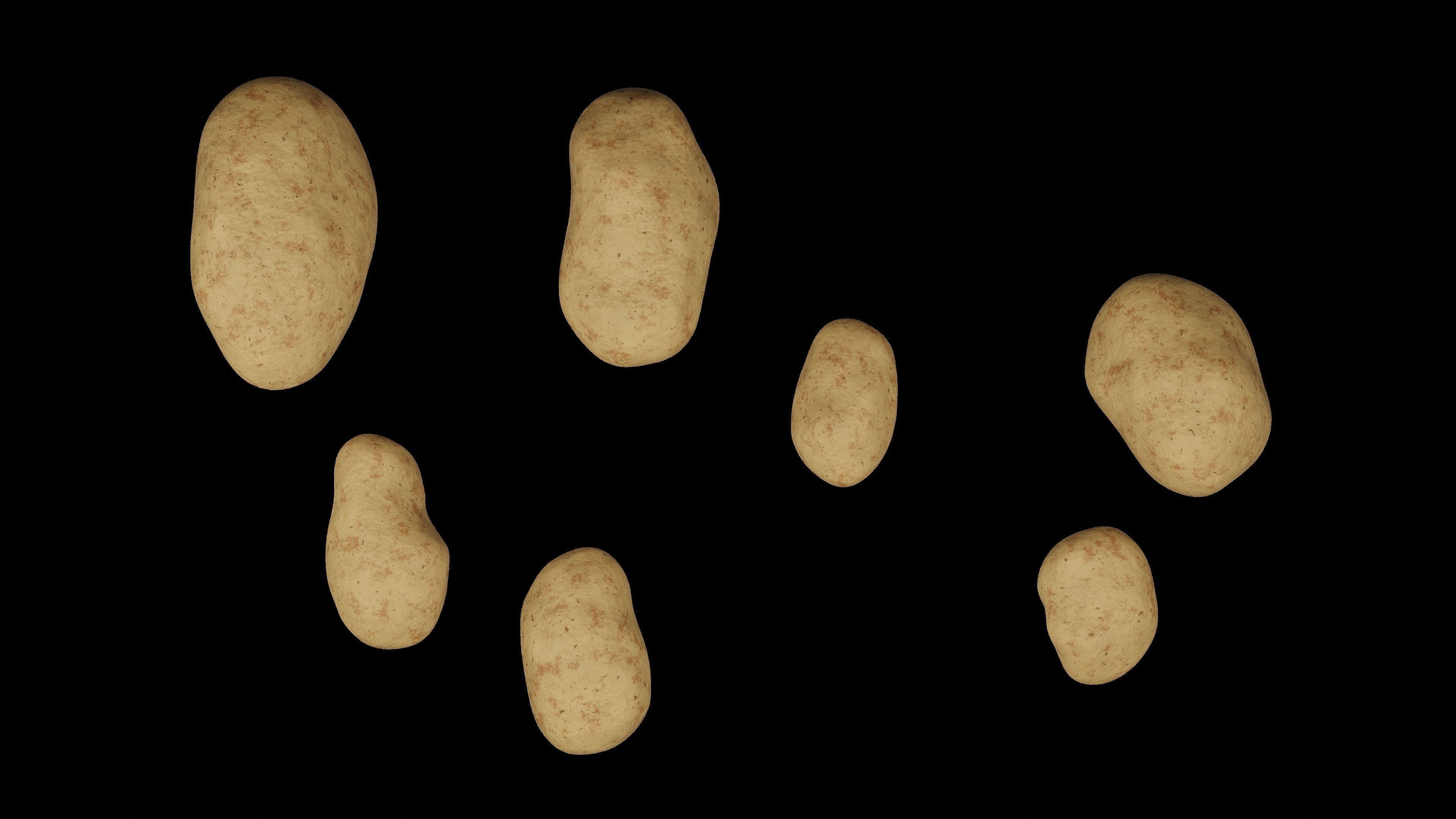 3D model Potato VR / AR / low-poly | CGTrader