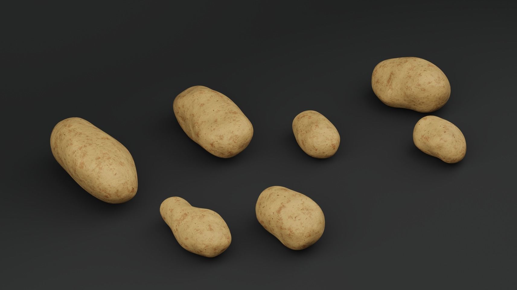 3D model Potato VR / AR / low-poly | CGTrader