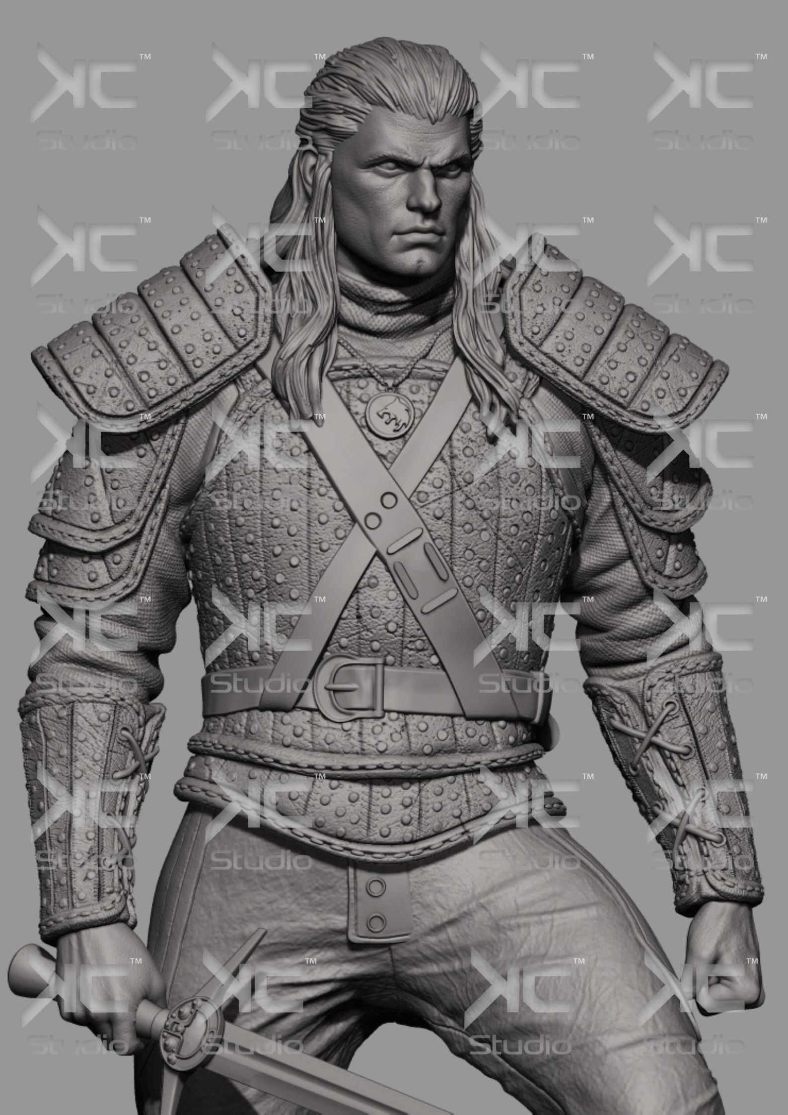 Witcher Netflix- Fan Art 3D model 3D printable | CGTrader