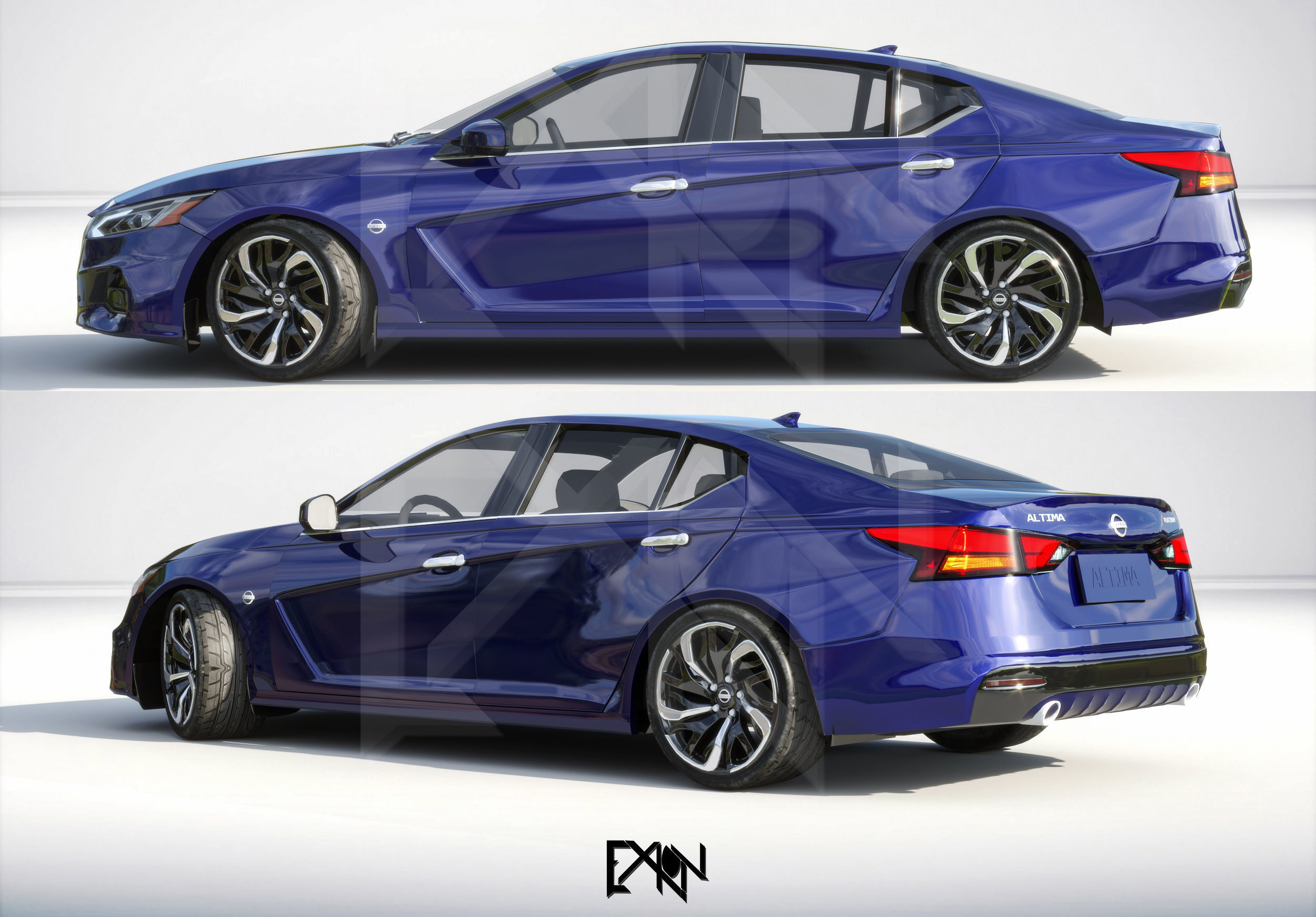 Nissan Altima 2019-2023 3D model | CGTrader