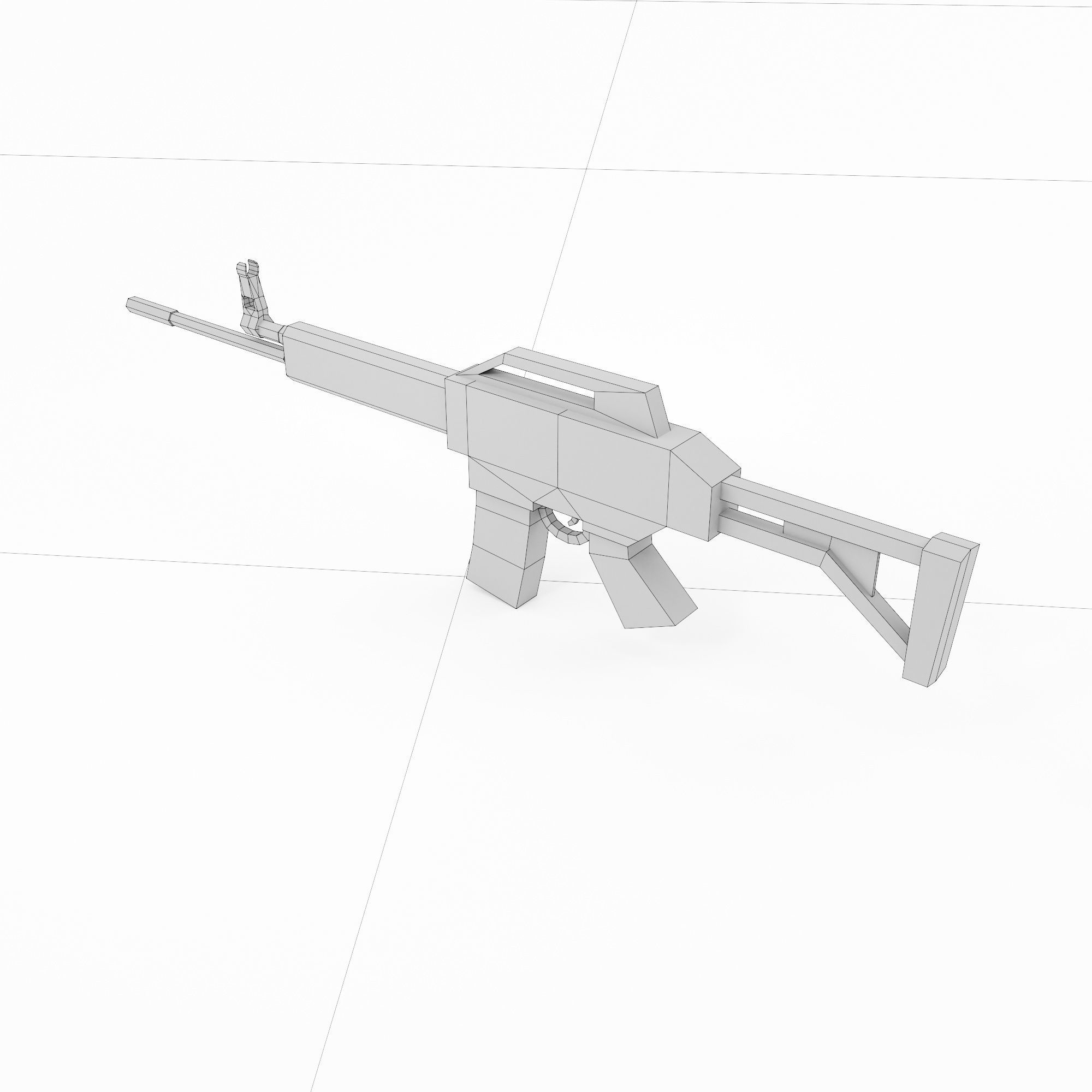3D model PINDAD SS2 assault rifle gun VR / AR / low-poly | CGTrader