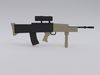 3D model SA80 assault rifle gun VR / AR / low-poly | CGTrader