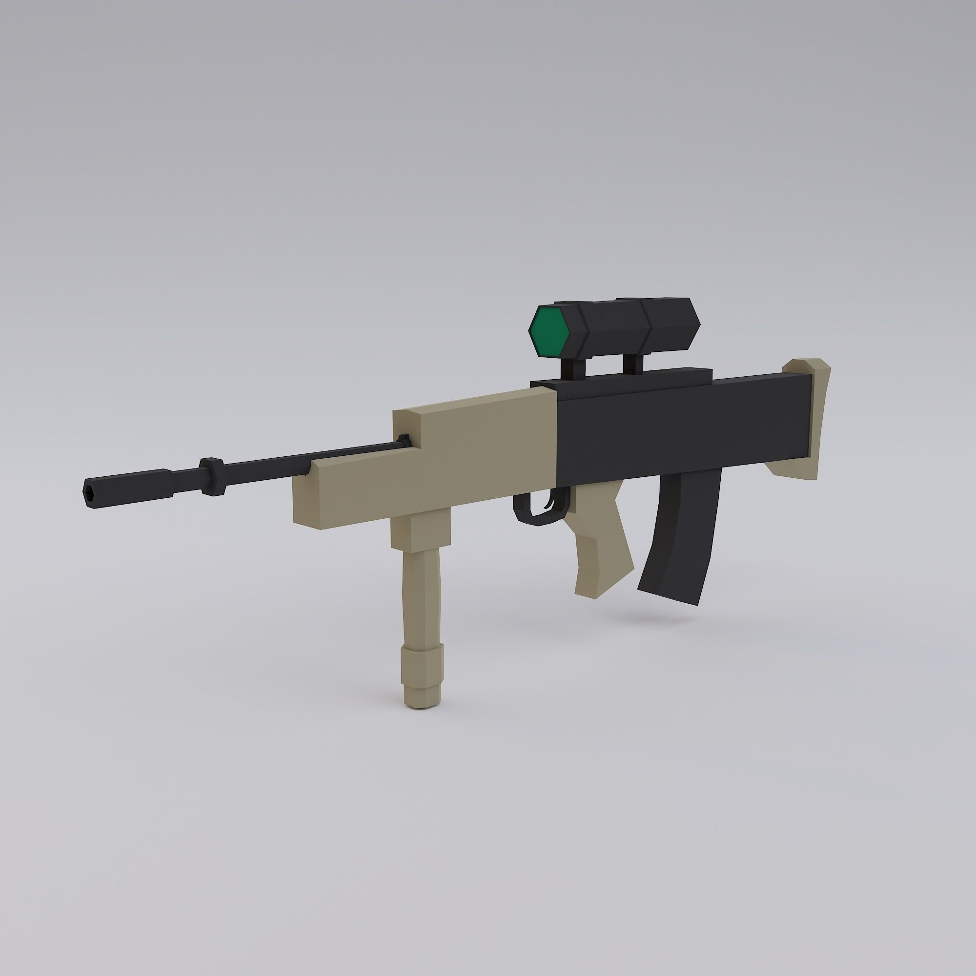 3D model SA80 assault rifle gun VR / AR / low-poly | CGTrader