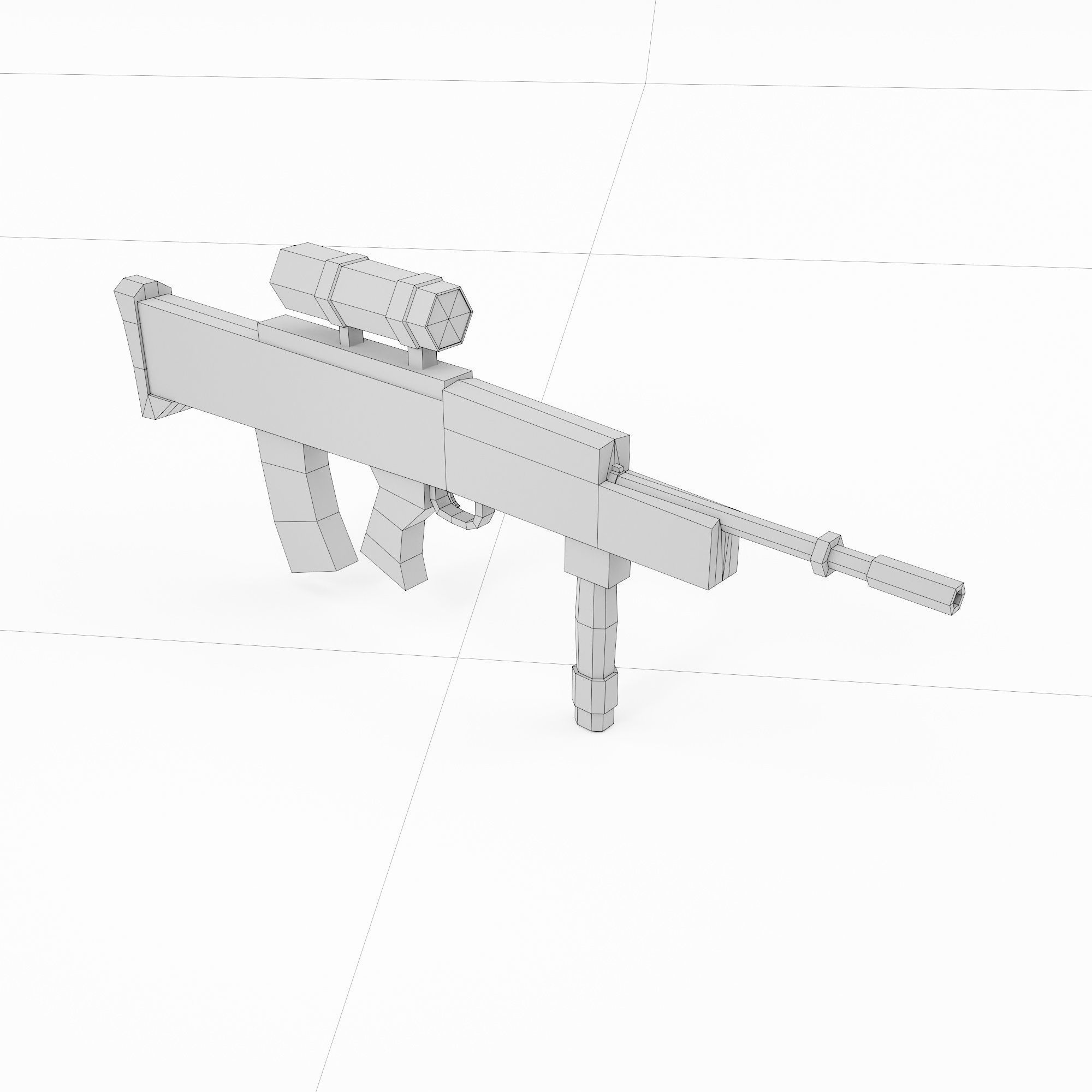 3D model SA80 assault rifle gun VR / AR / low-poly | CGTrader