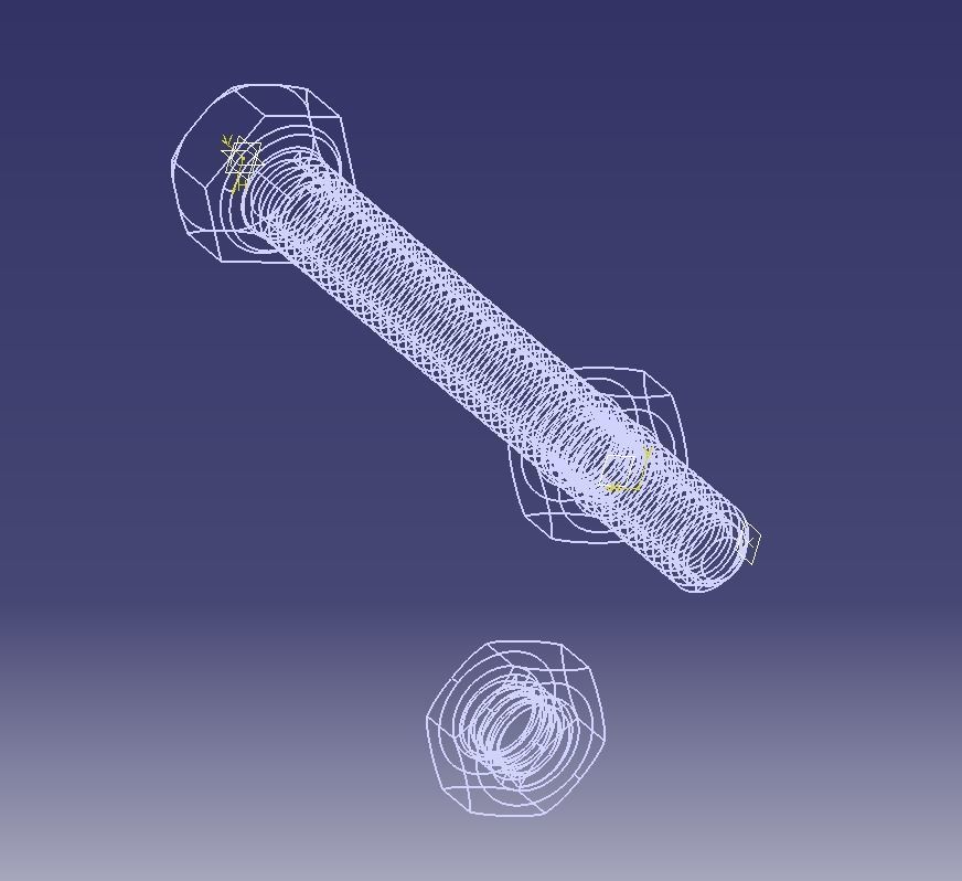 M5 x 40mm Full Thread Hex Bolts 3D model 3D printable | CGTrader