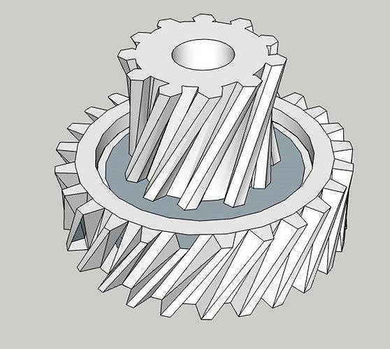 Piece gears 3D model | CGTrader