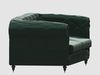 Green capitone basic sofa 3D model | CGTrader