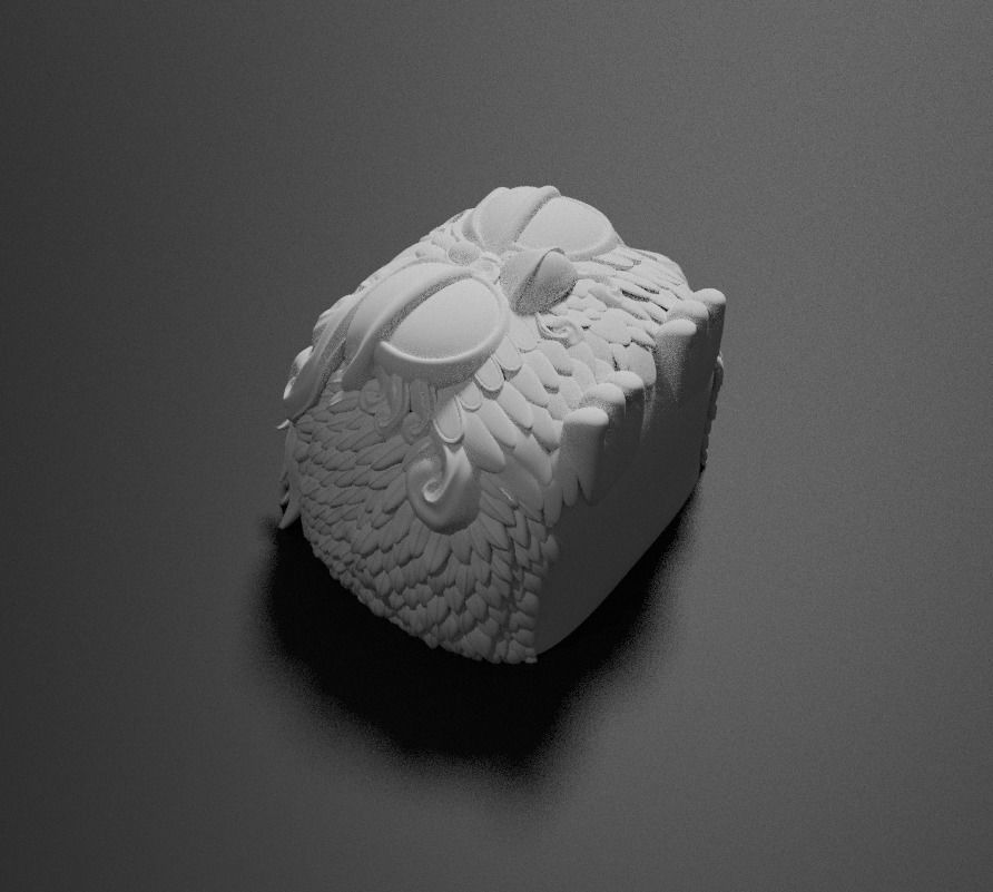 Phoenix keycap 3D print model 3D model | CGTrader