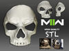 Mw2 GHOST Operator Mask Call of Duty Modern Warfare Mask 3D model 3D ...