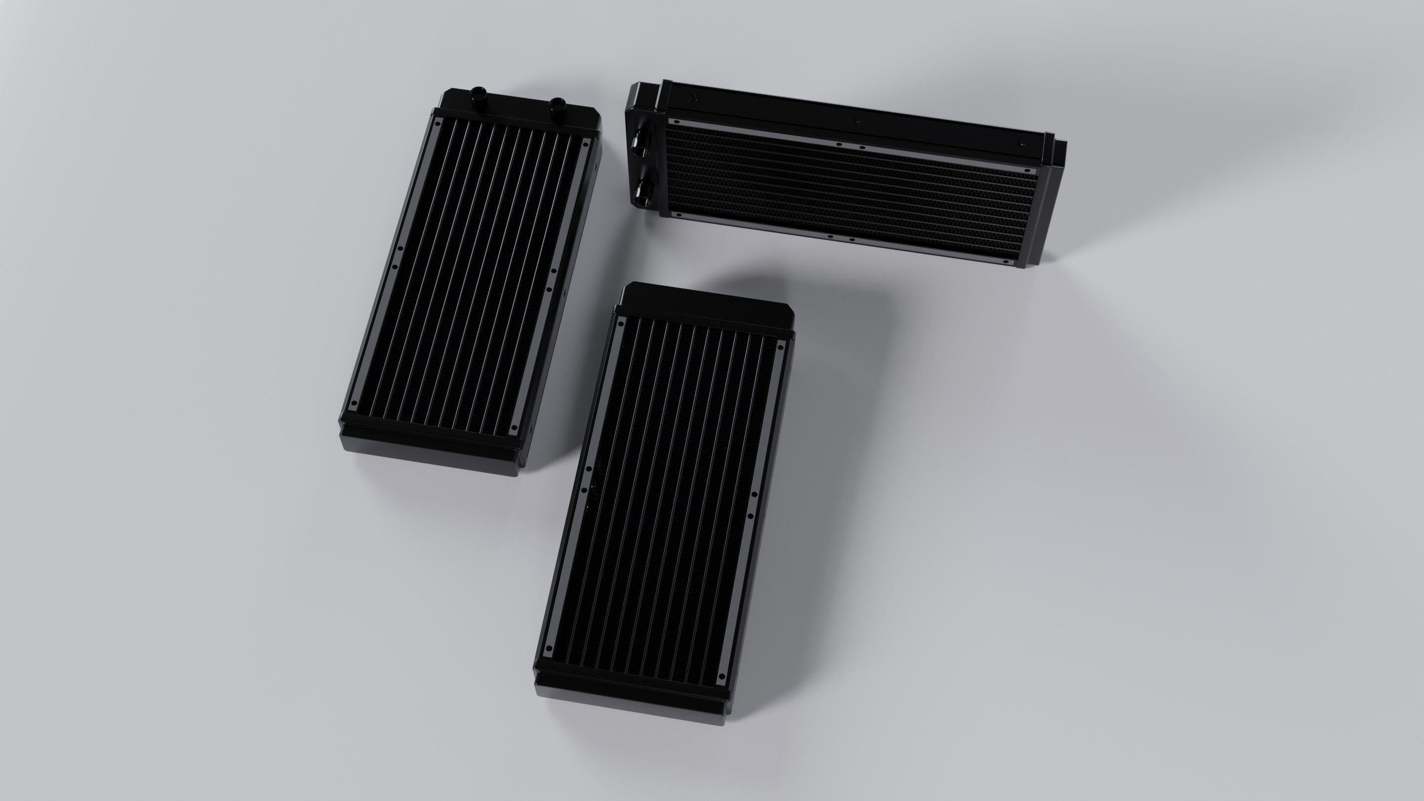 Water cooling radiator - 240 mm 3D model | CGTrader