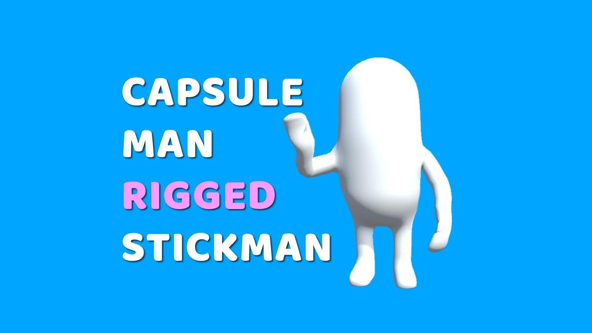 3D model Capsule Man - Rigged 3D VR / AR / low-poly | CGTrader