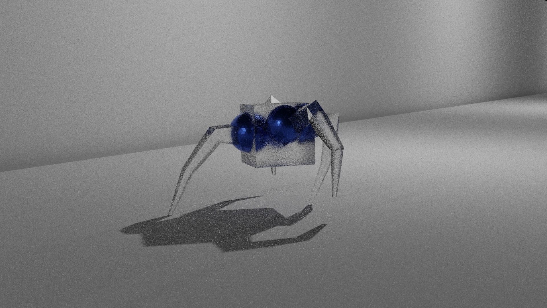 3D model RobotSpider spider VR / AR / low-poly | CGTrader