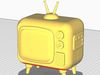 tv stylized tv free 3D model 3D printable | CGTrader