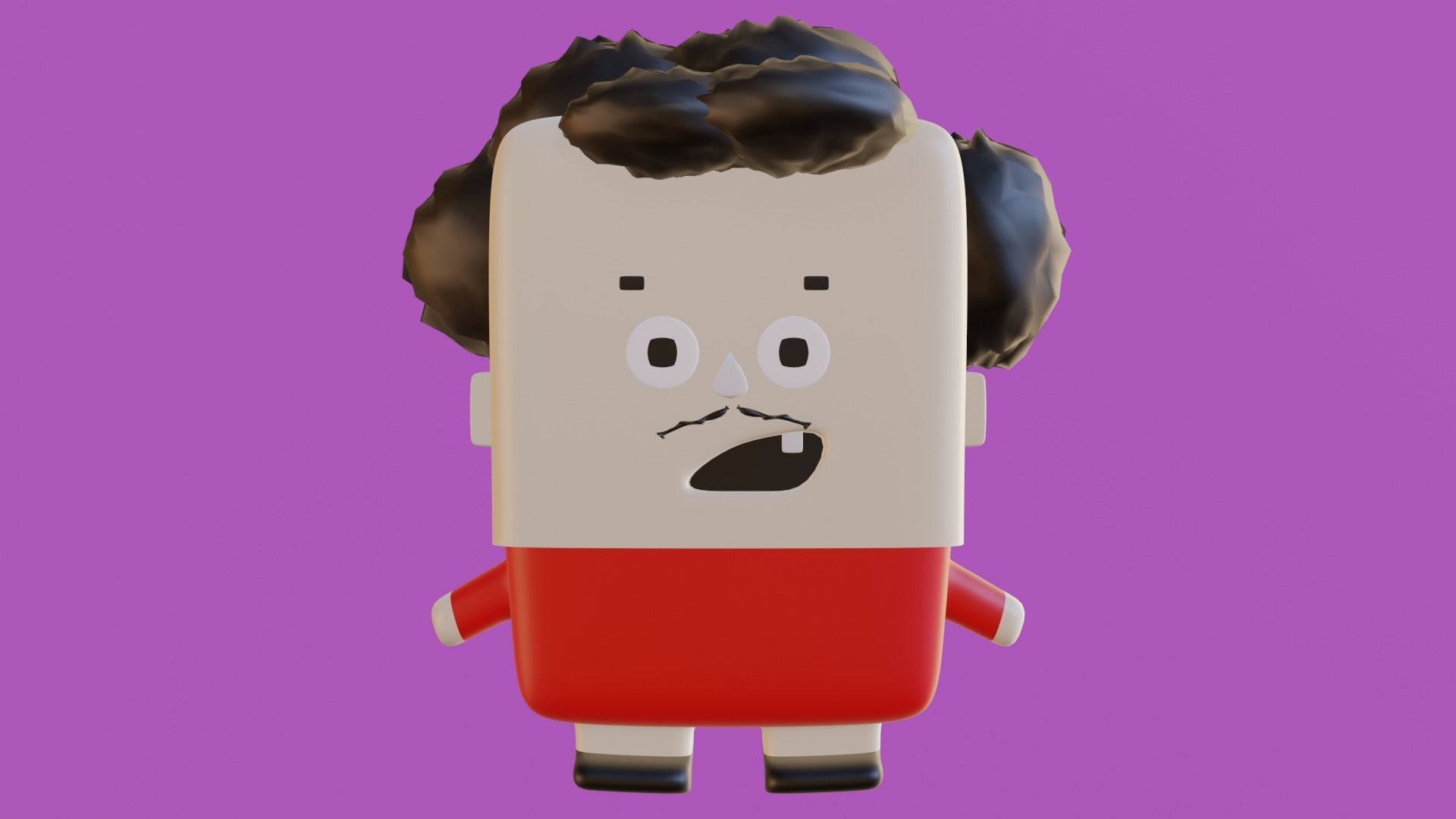 Cartoon man funny 3D model | CGTrader