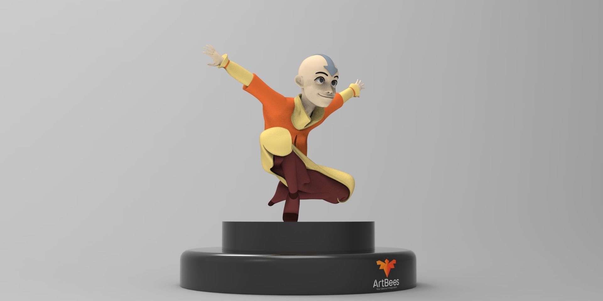 3D model Aang Game Avatar VR / AR / low-poly | CGTrader