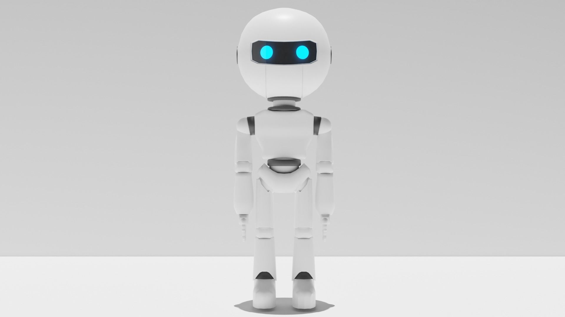 Robot with bones 3D model | CGTrader