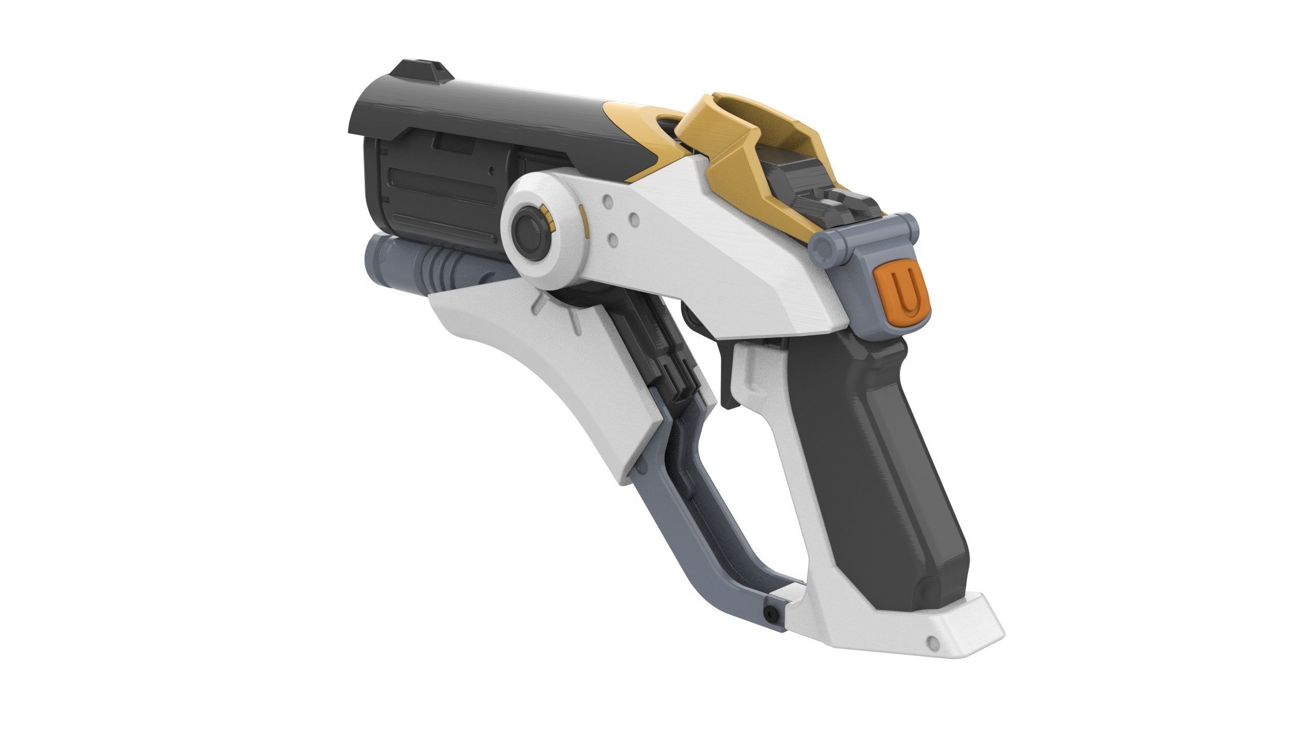 Mercy Blaster 3 Skins - Overwatch - Printable 3d model - STL 3D model ...