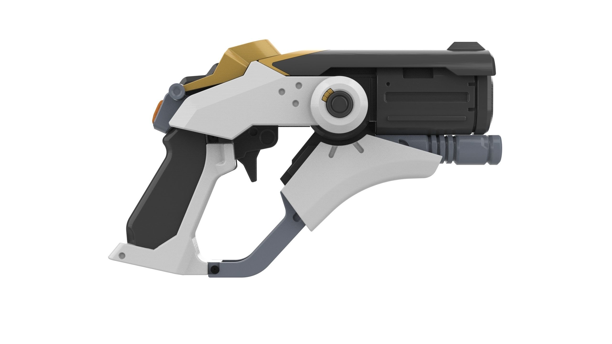 Mercy Blaster 3 Skins - Overwatch - Printable 3d model - STL 3D model ...