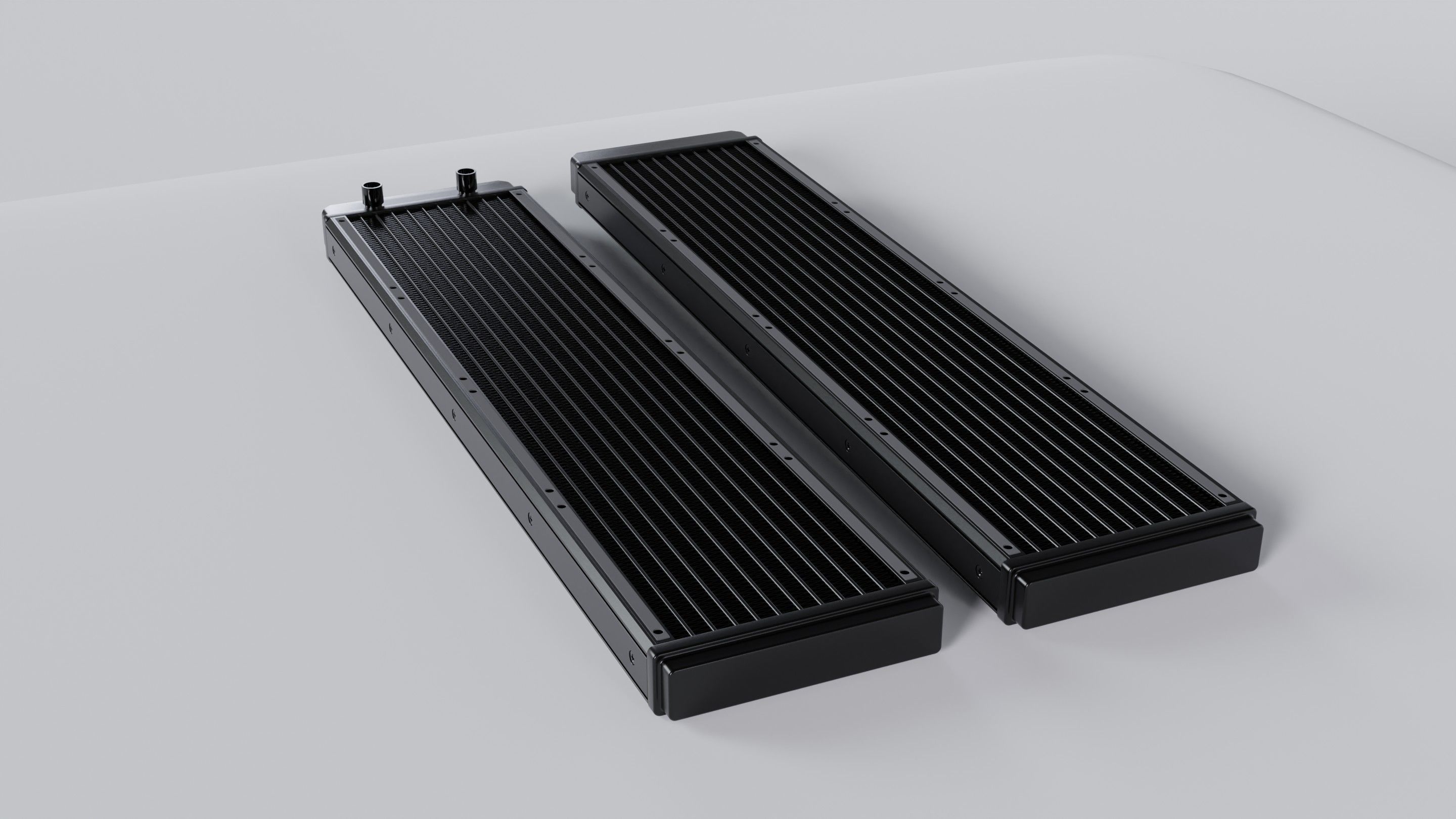 Water cooling radiator - 480 mm 3D model | CGTrader