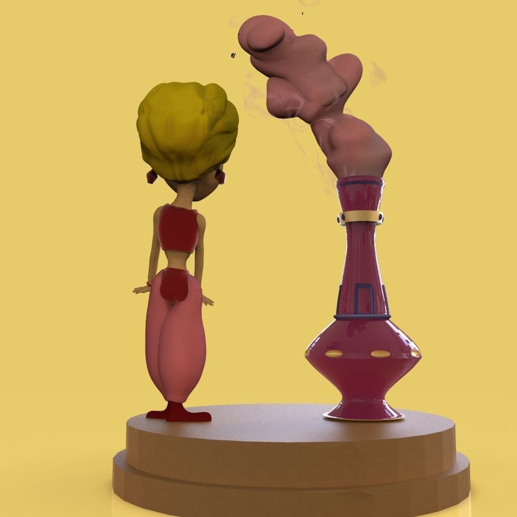 I Dream of Jeannie 3D model 3D printable | CGTrader