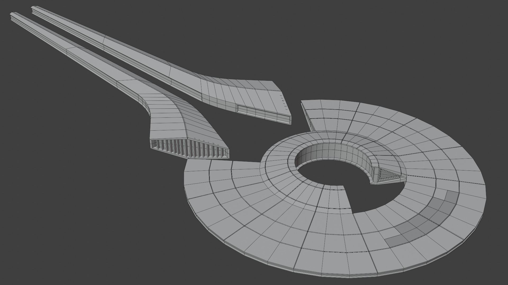 3D model Star Trek Friendship-Class Starship VR / AR / low-poly | CGTrader