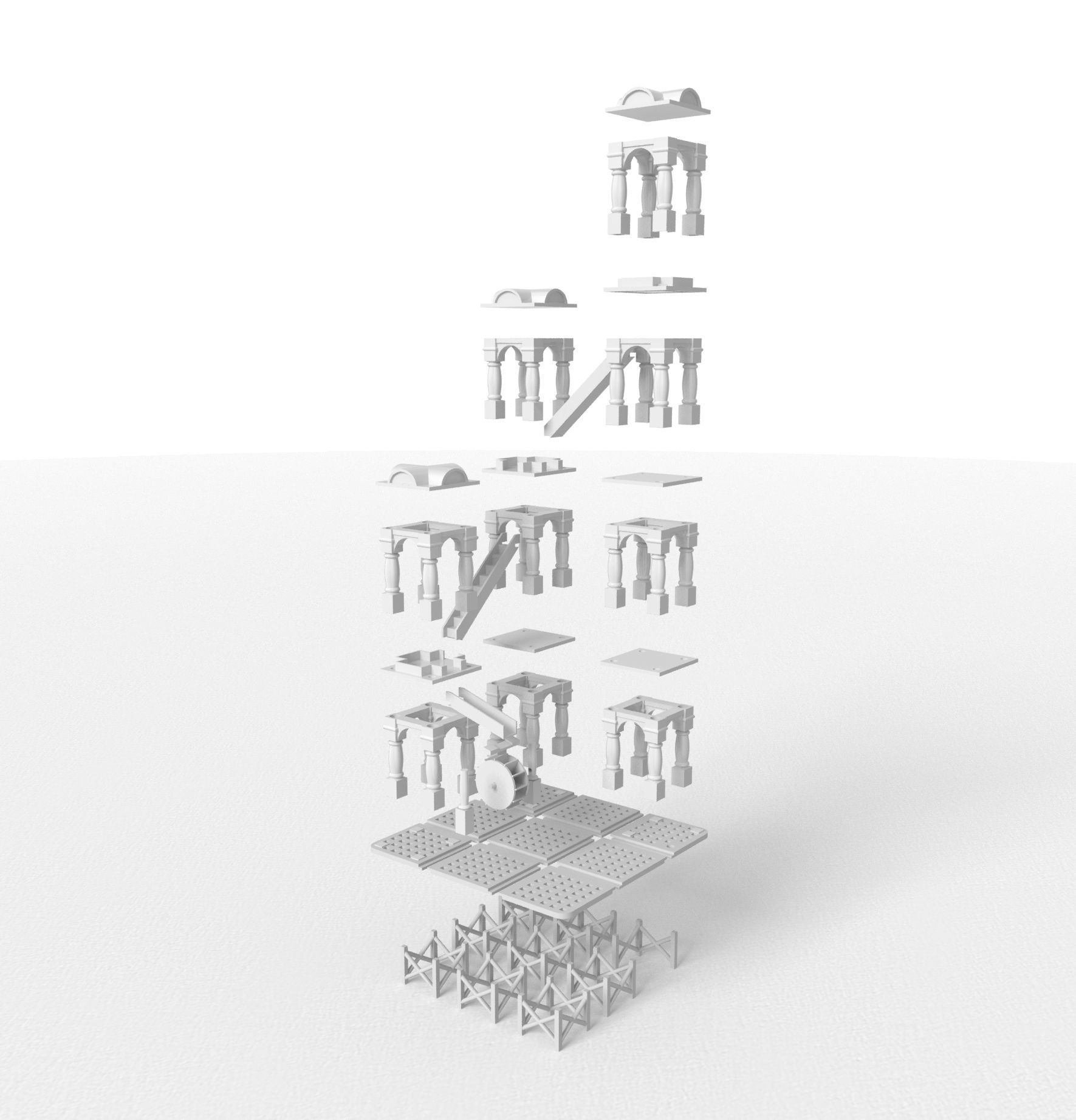 Tabletop or Chamber fountain by MC Escher 3D model 3D printable | CGTrader