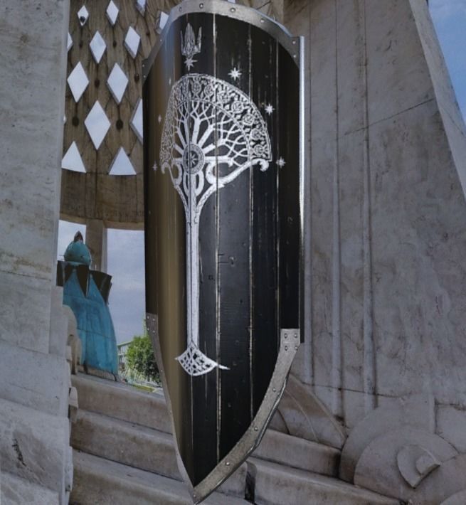 3D model Gondorian shield VR / AR / low-poly | CGTrader