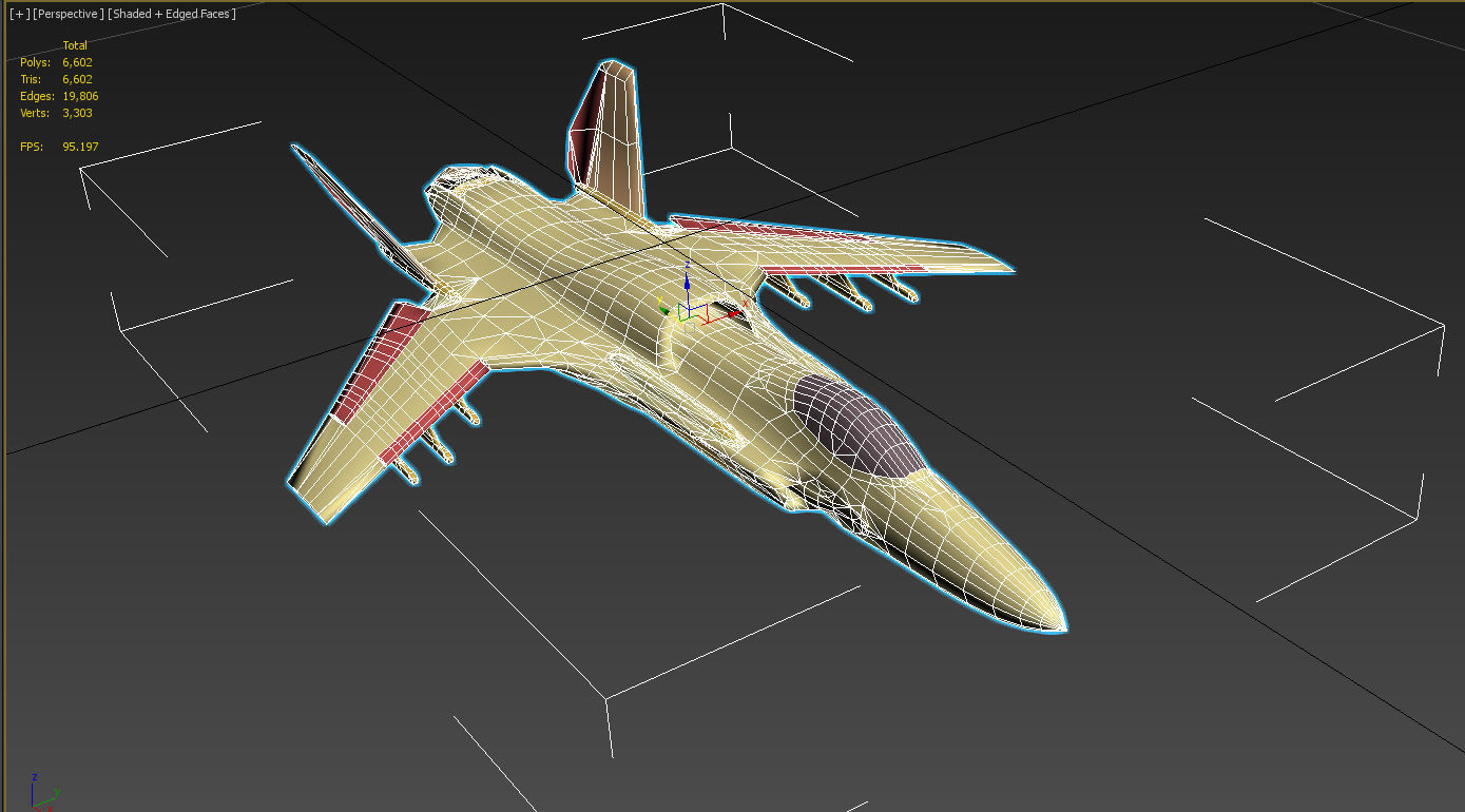 Fictional Fighter 3D model 3D printable | CGTrader