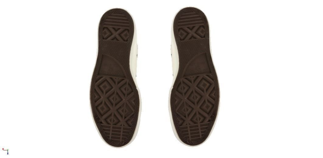 CDG X Converse 1970s green hi red 3D model | CGTrader