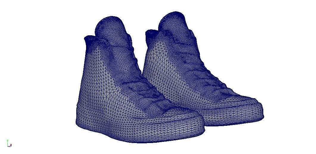 CDG X Converse 1970s green hi red 3D model | CGTrader