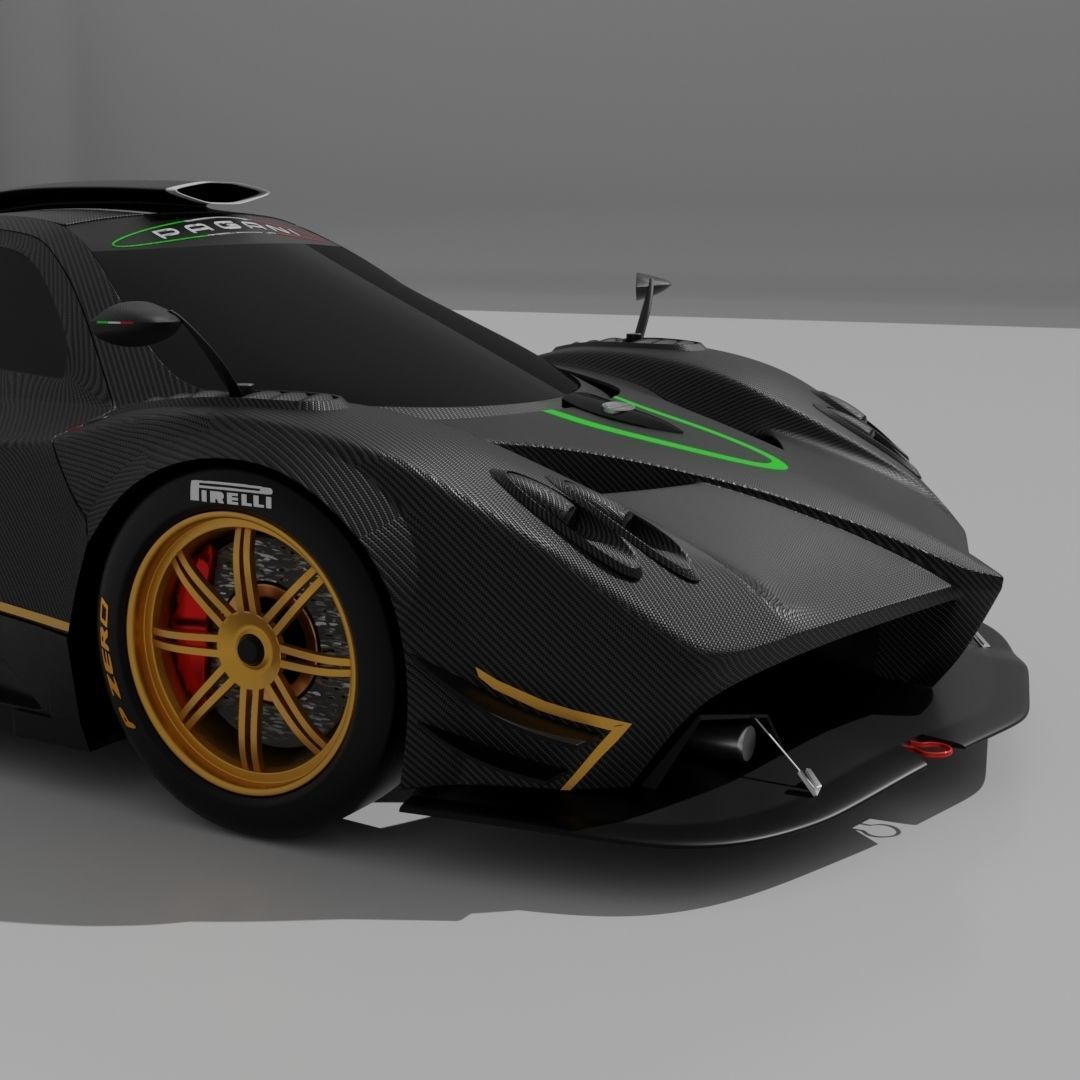 Pagani Zonda R 3D model | CGTrader