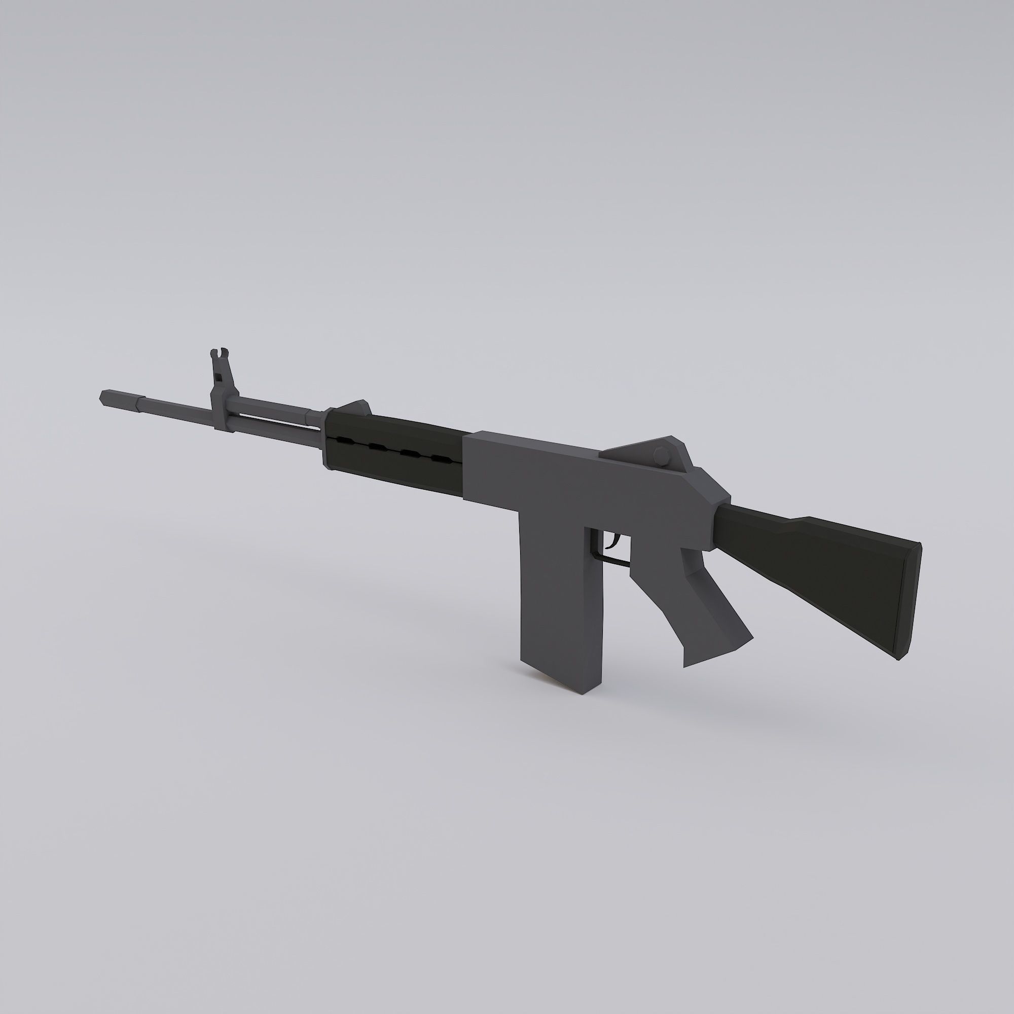 3D model STONER 63 assault rifle VR / AR / low-poly | CGTrader