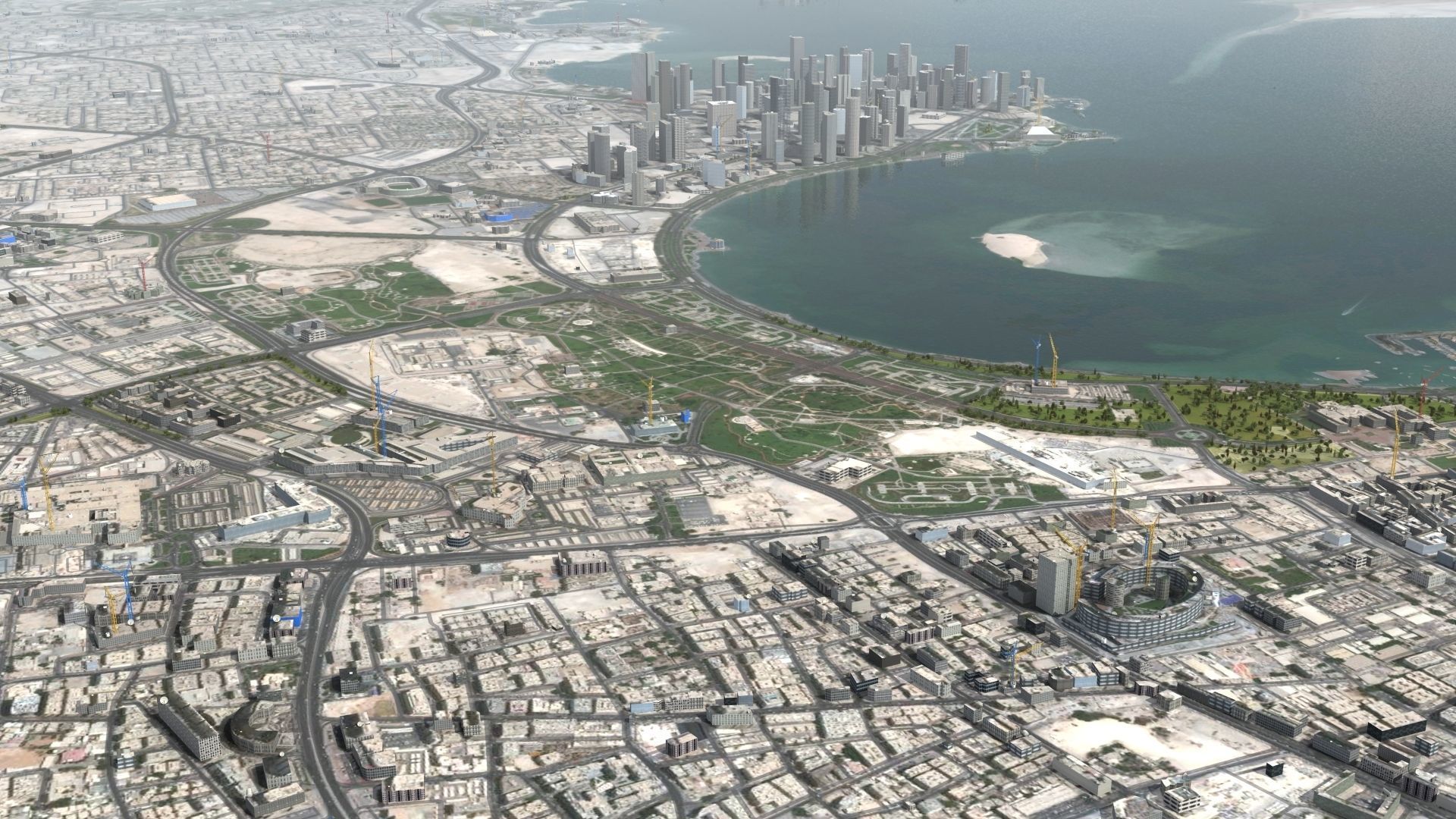 3D model Qatar City Doha VR / AR / low-poly | CGTrader