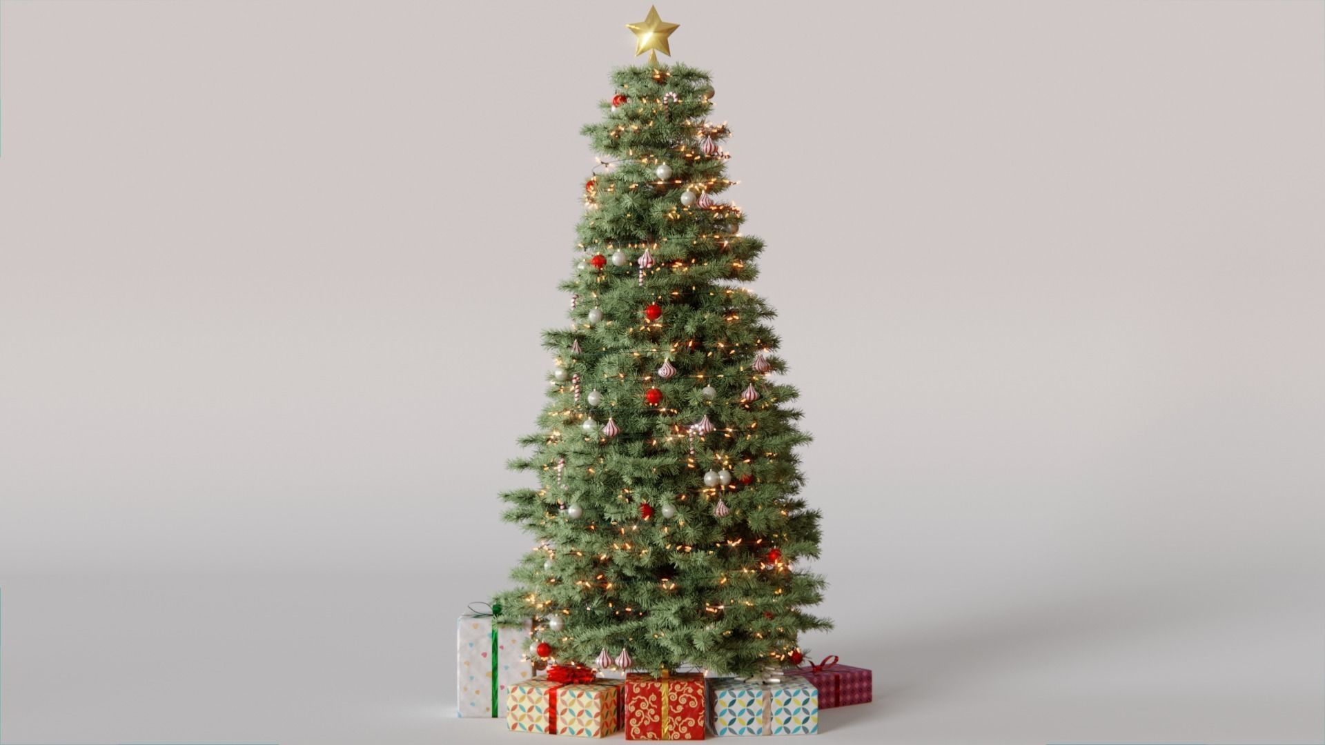 Christmas Tree 3d Model 3D model | CGTrader
