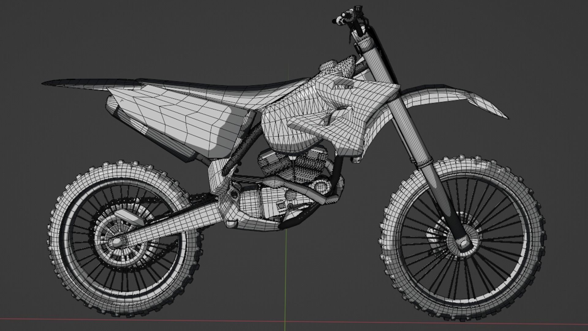 3D model Motocross 125cc 250cc VR / AR / low-poly | CGTrader